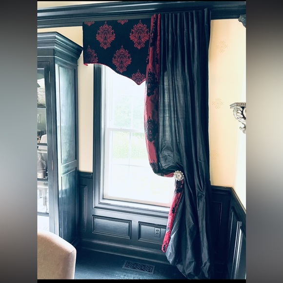 Accents | Custom Silk Drape And Valance | Poshmark